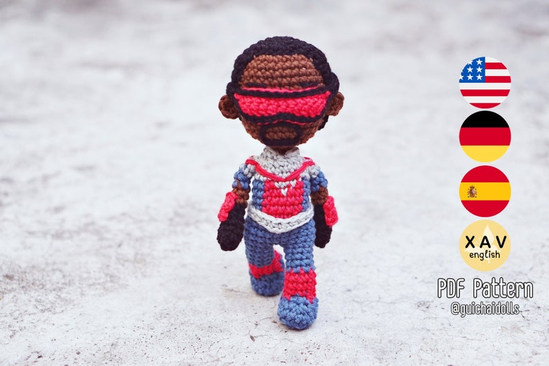 The Falcon (Crochet Pattern, Doll, Amigurumi Pattern, Photo Tutorial ...